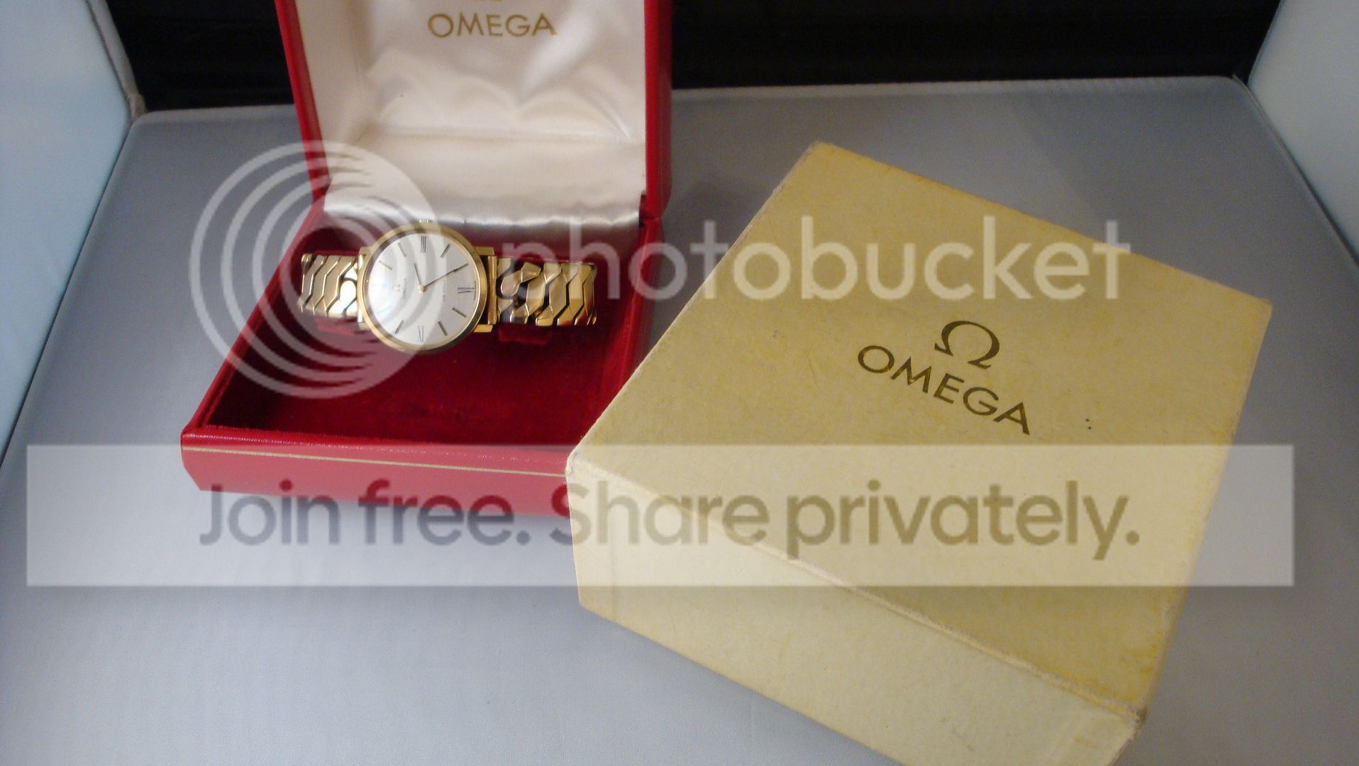 9Ct Gold Omega De-Ville & Gold Excalibur Bracelet | UK Watch Forum